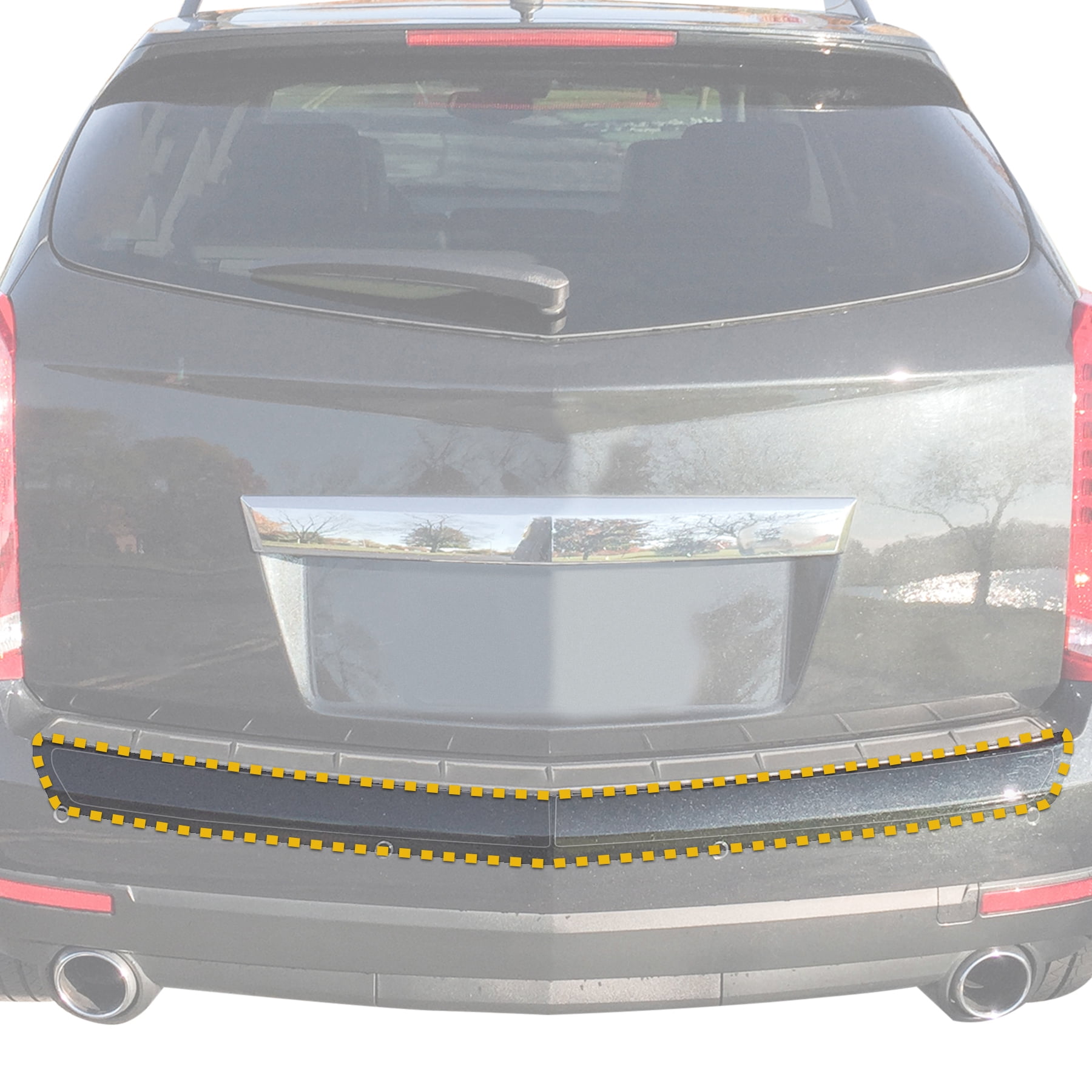Red Hound Auto Rear Bumper Paint Protection Film 2010-2016 Compatible ...