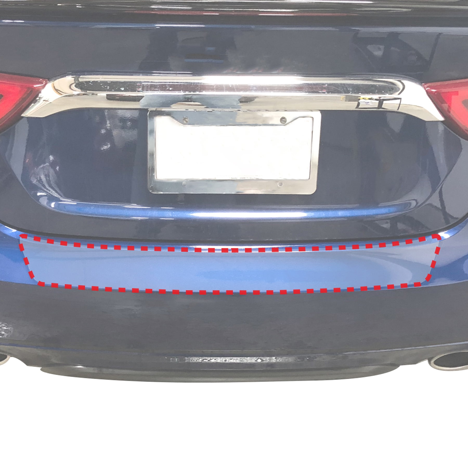 Red Hound Auto Rear Bumper Paint Protection Film Compatible with Nissan ...