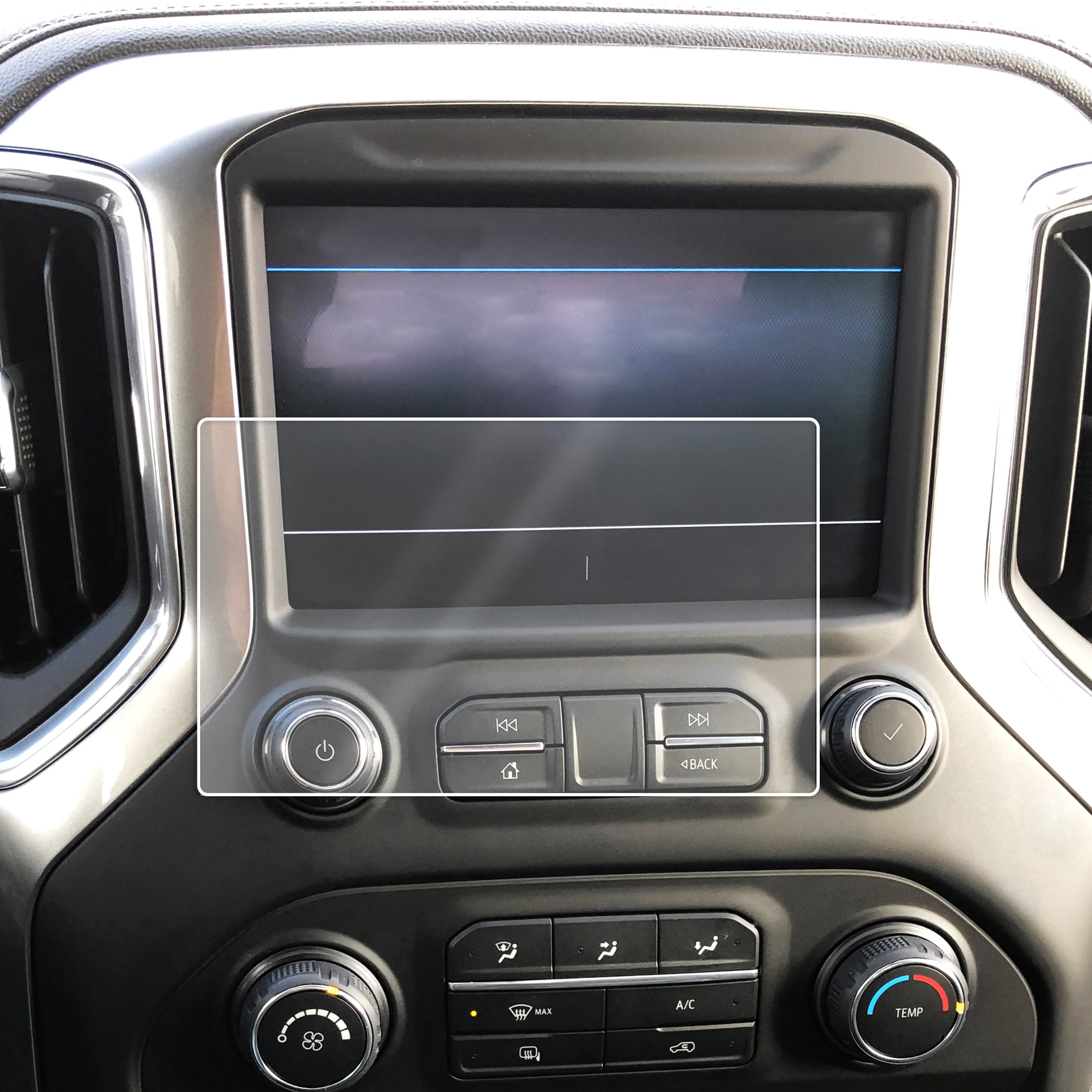 Red Hound Auto Screen Saver 1pc Compatible with Chevrolet GMC Silverado ...