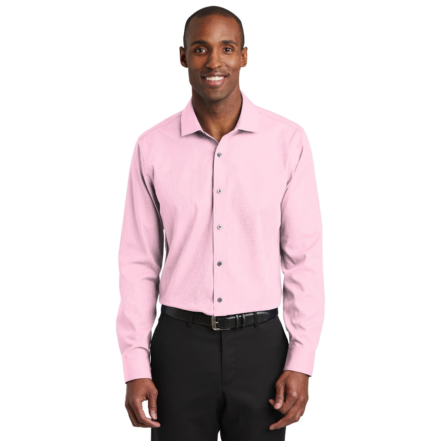 Red House Men's Slim Fit Nailhead Non-Iron Shirt. RH390 - Walmart.com