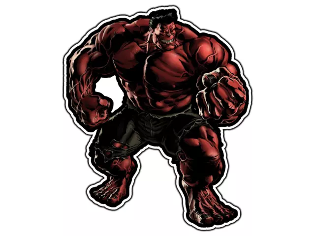 Red Hulk Comics Waterproof Sticker Phone Decal Water Bottle Stickers ...