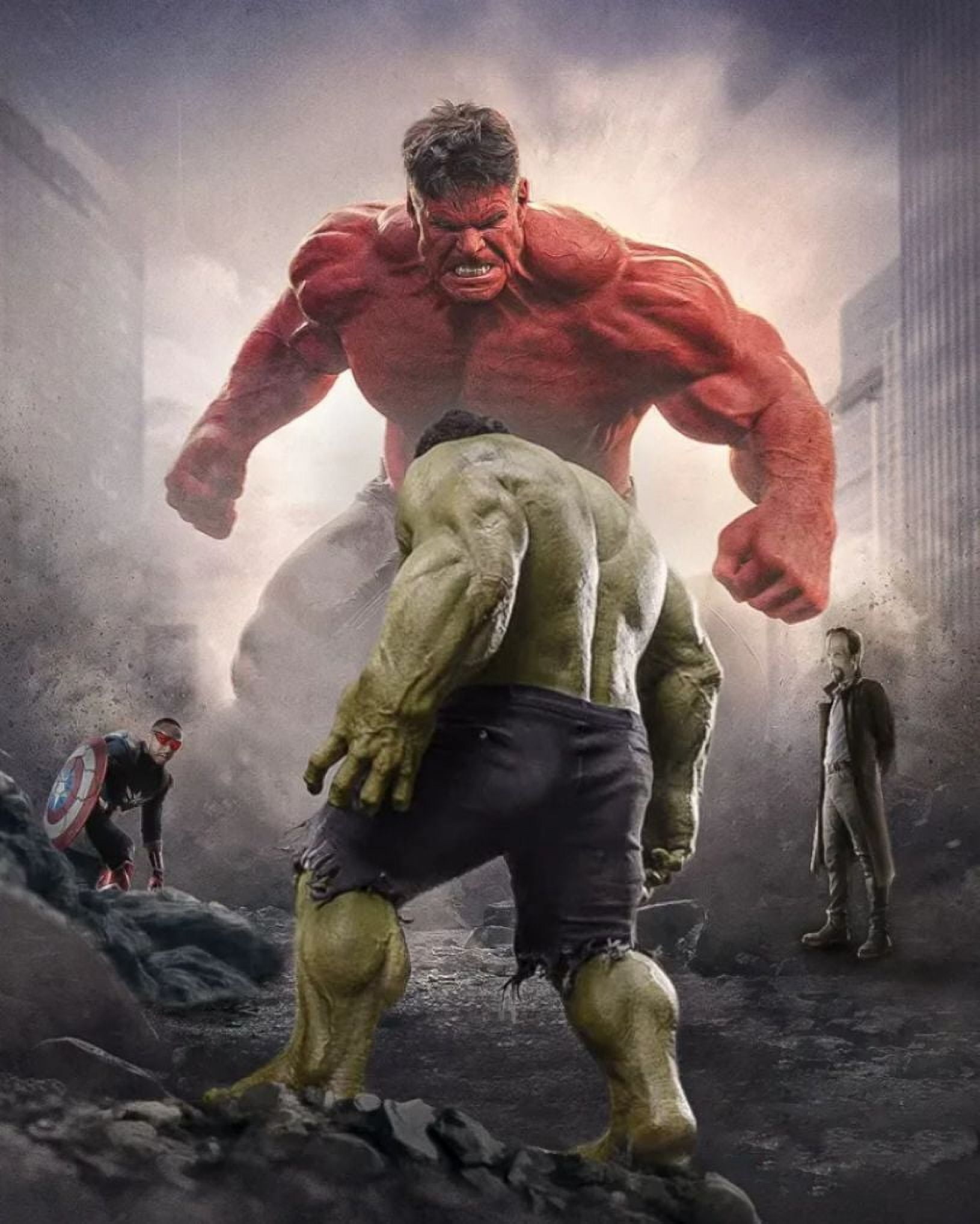 Red Hulk Diamond Painting Kits,Captain America Diamond Art for Adults ...