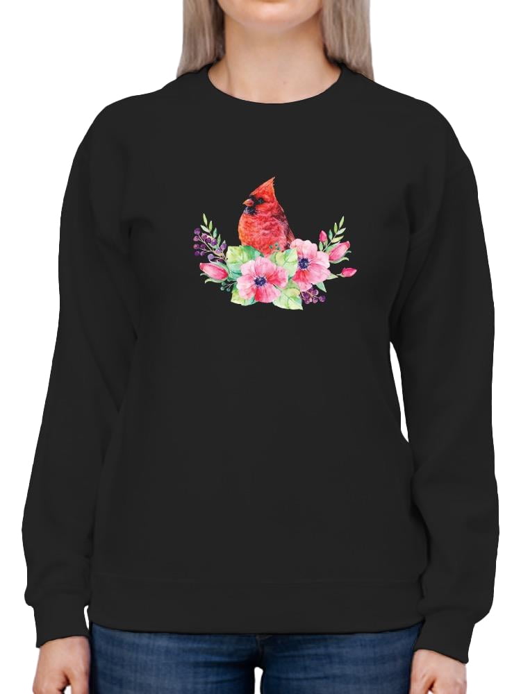 Red Inal Bird Sweatshirt Women -SPIdeals Designs, Female x-Large ...