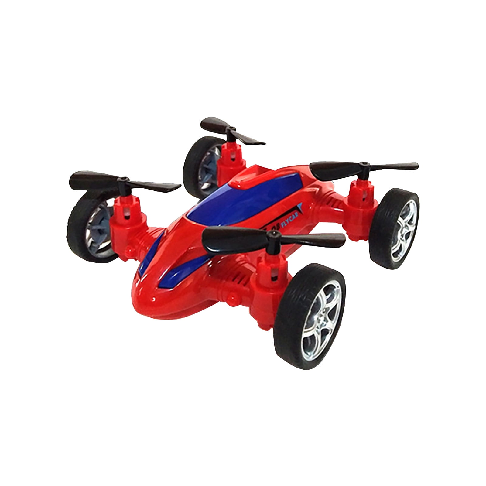 Red Inertial 4 Wheel Drive Aircraft Toy Vehicle Pull Back Action Play ...