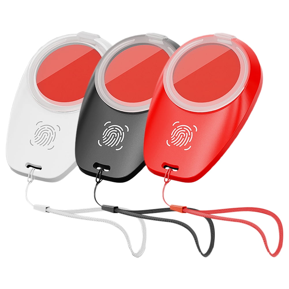 Red Ink Identification Pad,3Pcs Quick-Dry Red Thumbprint Ink Pad with ...