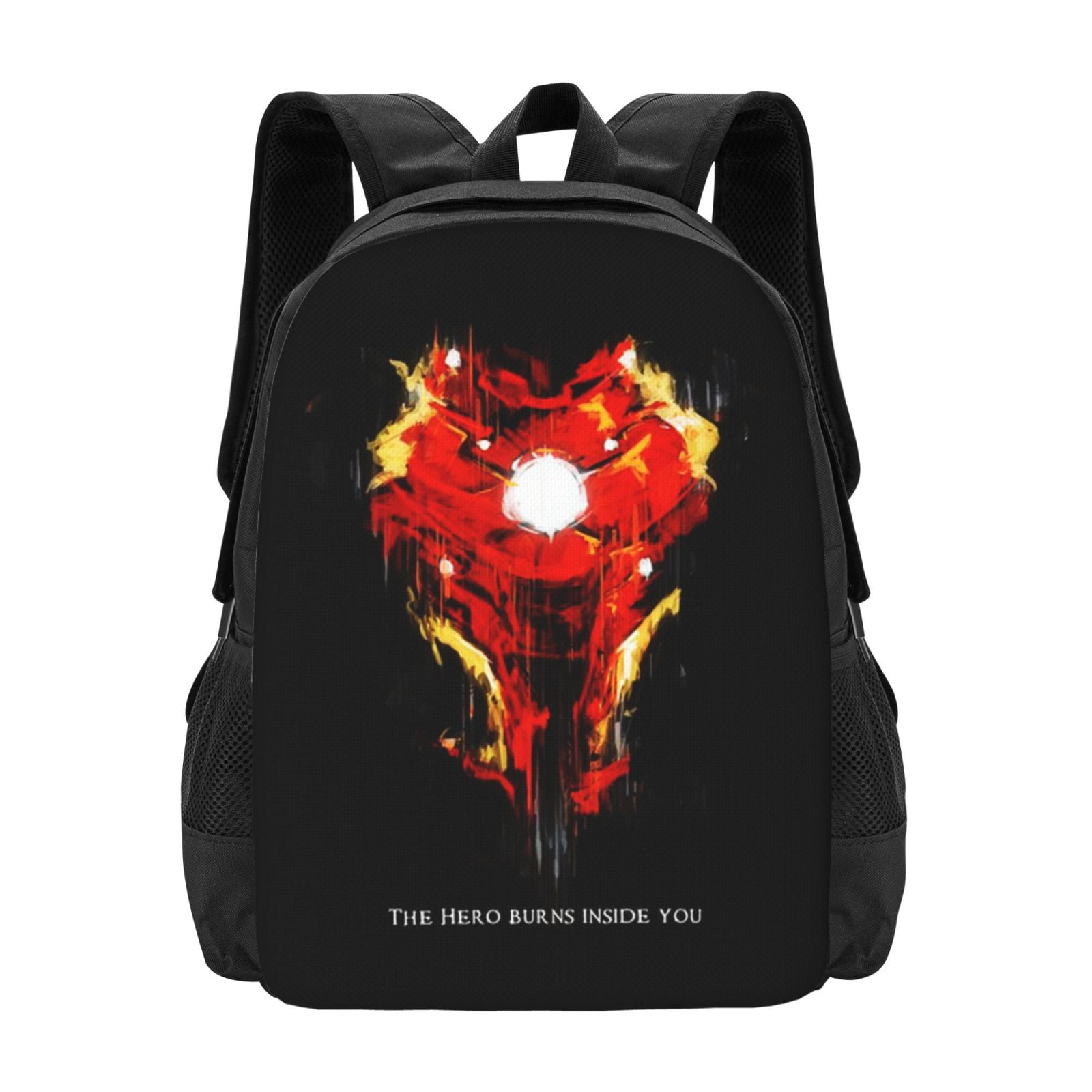 Red Iron Soldier Travel Backpack The Hero Burns Inside You Multi ...