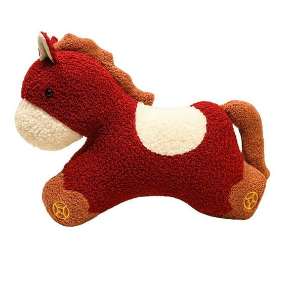 Red Irregular Shaped Horse Pillow Soft Cushion Sofa Living Room Car ...