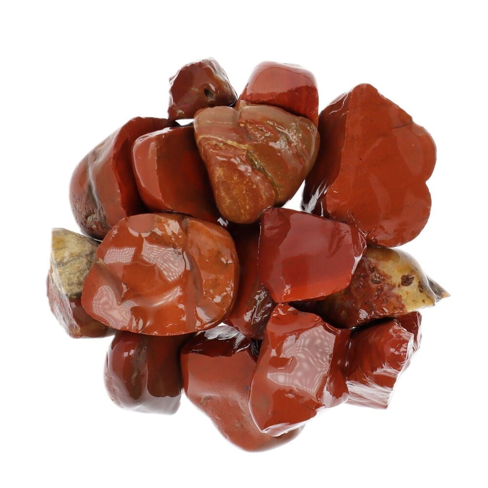 Red Jasper - Rough Rocks for Tumbling - Dispelling Fear and Anxiety ...