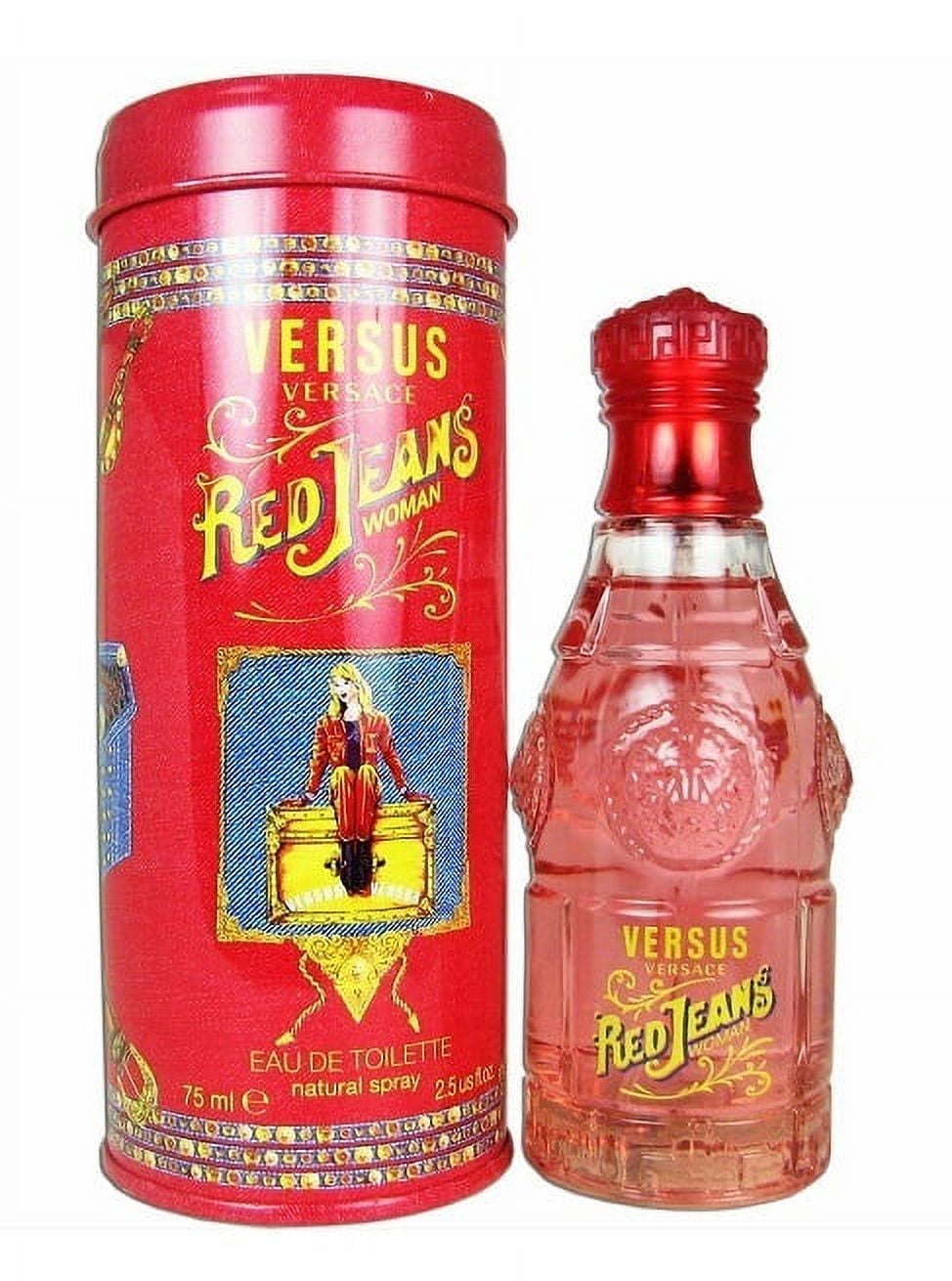 Versace, Red Jeans Eau de Toilette Spray, 2.5 oz, Women - Walmart.com