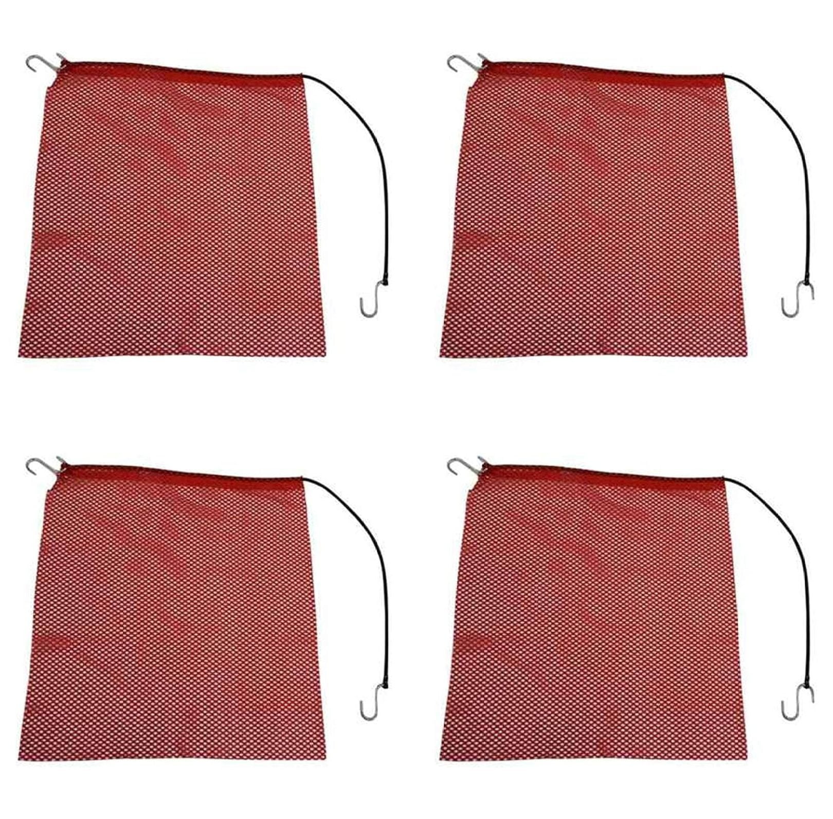 Red Jersey Mesh Safety Flag w/ 35" Bungee Cord: 18" x 20"- DOT ...