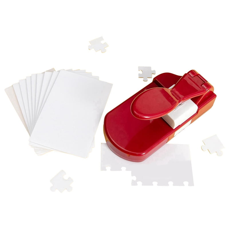 Red-Jigsaw Puzzle Maker Machine Embossing Flower Punch Children's ...