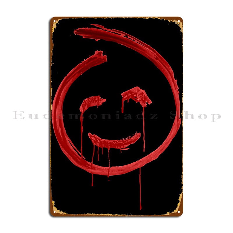 Red John Symbol Metal Plaque Poster Printing Garage Create Garage Iron ...