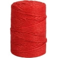 Red Jute Twine, 328 Feet 3mm Thick Craft Twine Packing String for Gift ...
