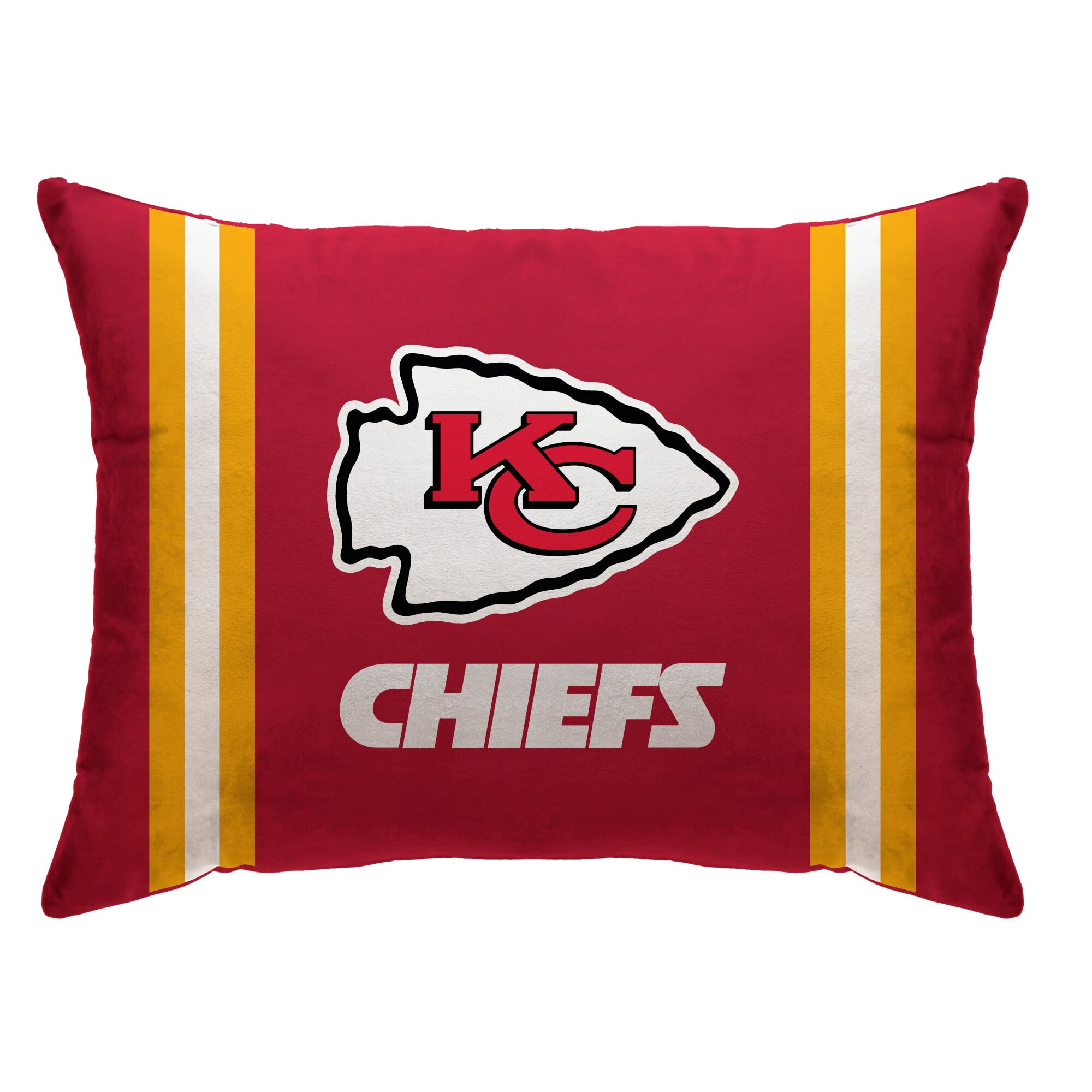 Red Kansas City Chiefs 20" x 26" Plush Bed Pillow - Walmart.com