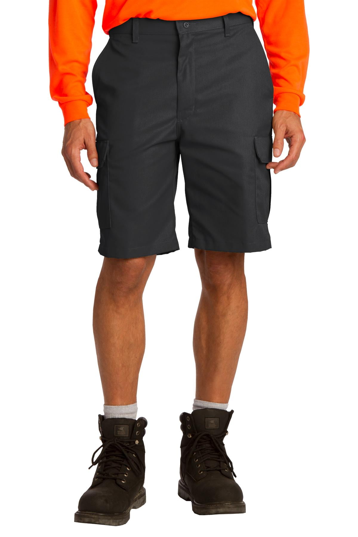 Red Kap Cargo Shorts PT66 Black 44x12 - Walmart.com