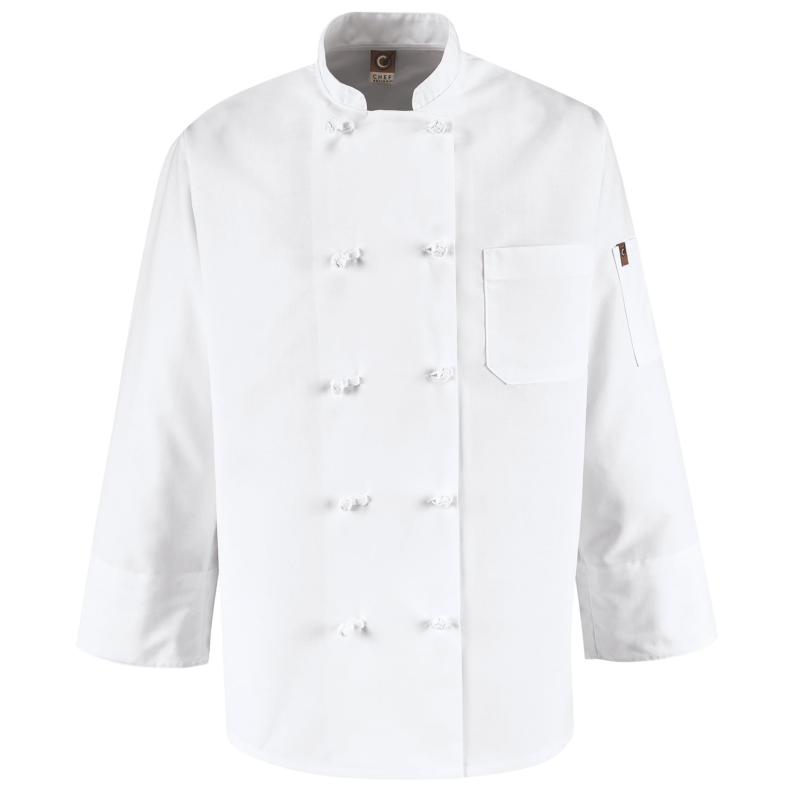 Red Kap® Eight Knot Button Chef Coat - Walmart.com