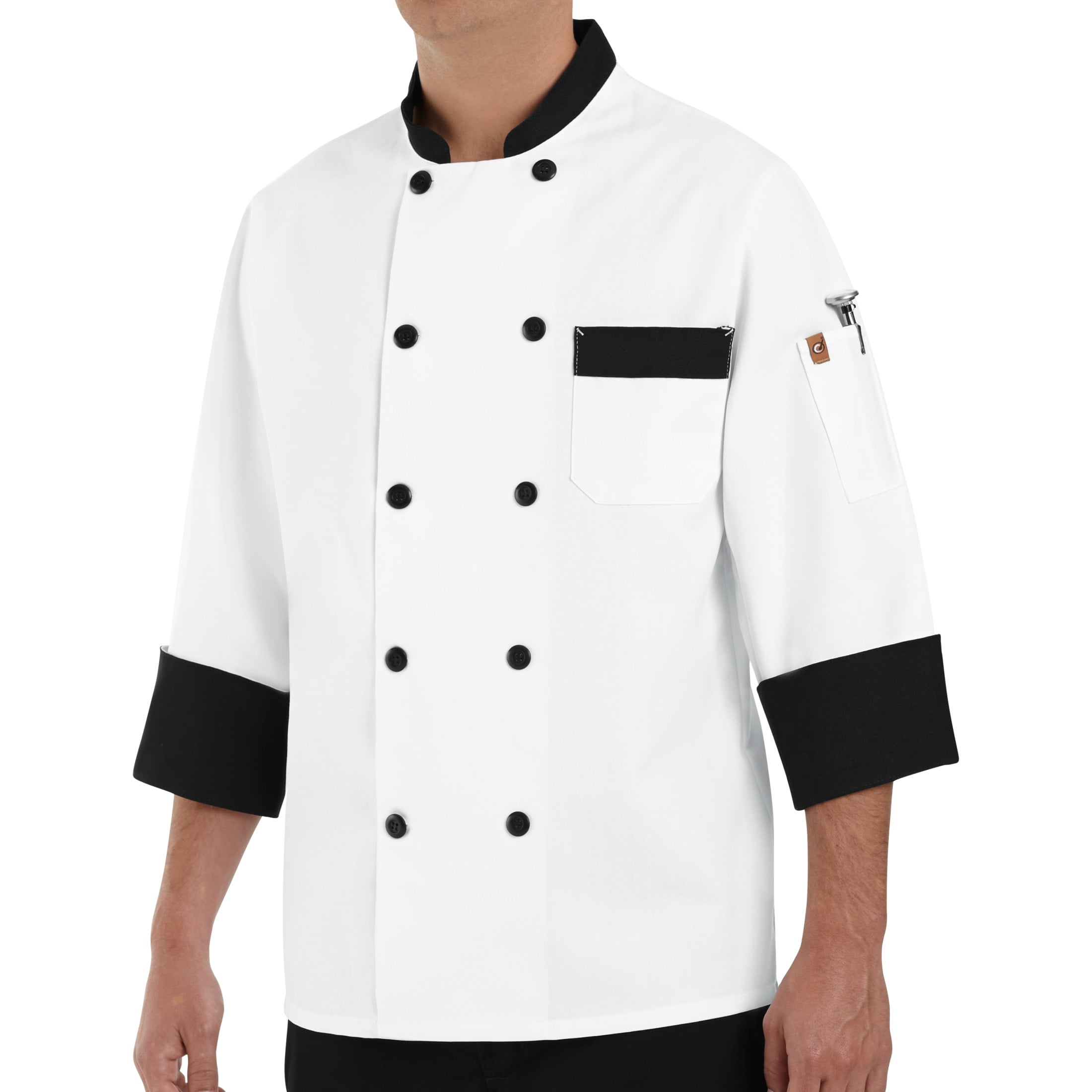 Red Kap Garnish Chef Coat - Walmart.com