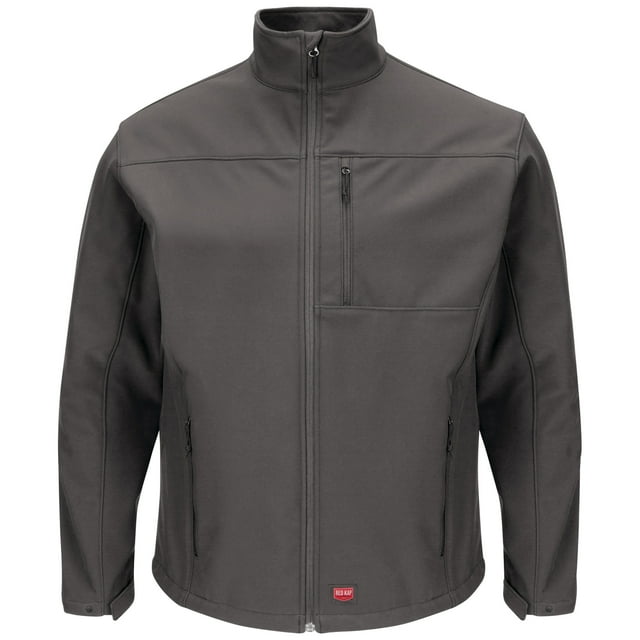 Red Kap Men's Deluxe Soft Shell Jacket - Walmart.com