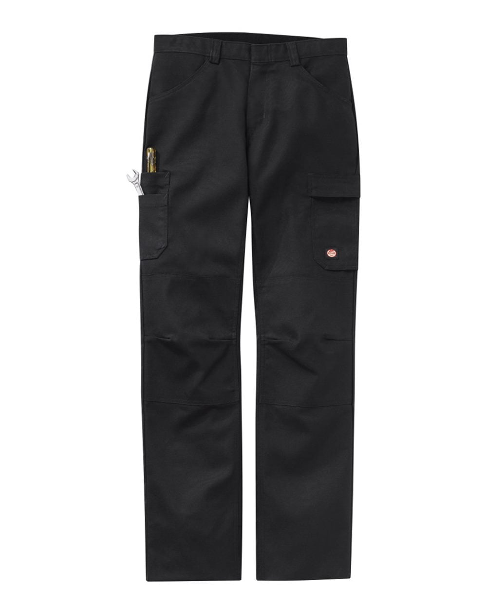 Red Kap Men's Double Knee Auto Shop Uniform Cargo Pants with ...