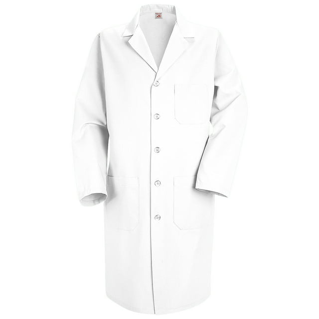 Red Kap® Men's Lab Coat with Button Closure - Walmart.com