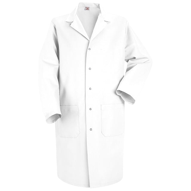 Red Kap Men's Lab Coat with Gripper Closure - Walmart.com