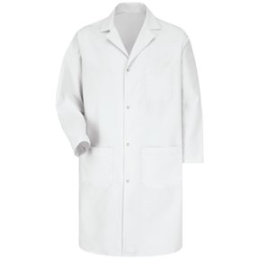 Red Kap Men's Lab Coat with Button Closure - Walmart.com
