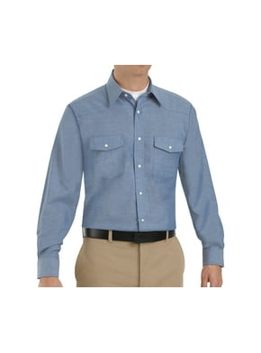 Mens Chambray Work Shirt