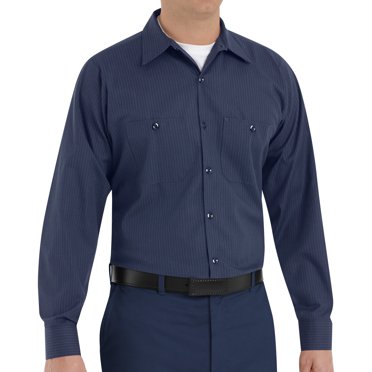 Red Kap Men's Long Sleeve Performance Tech Shirt - Walmart.com