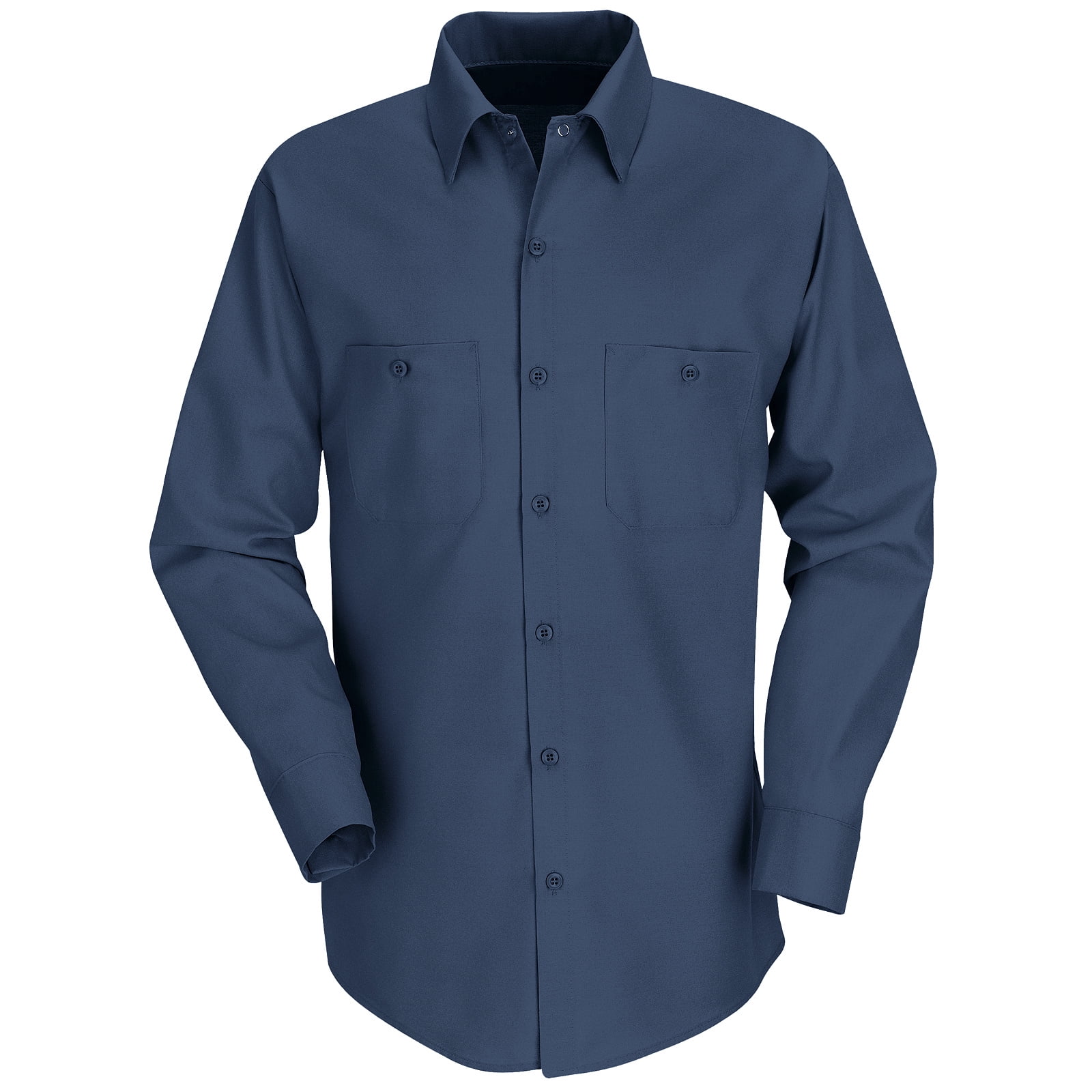 Red Kap® Men's Long Sleeve Industrial Work Shirt - Walmart.com