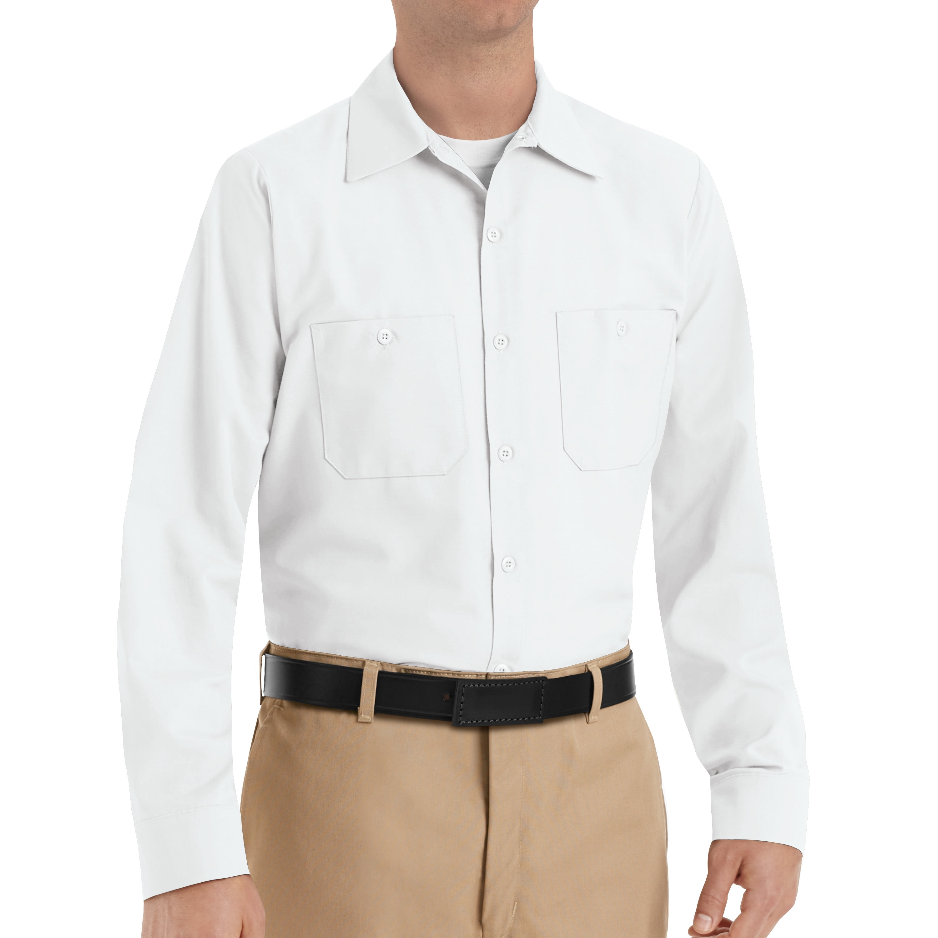 Red KapÂ® Men's Long Sleeve Industrial Work Shirt - Walmart.com