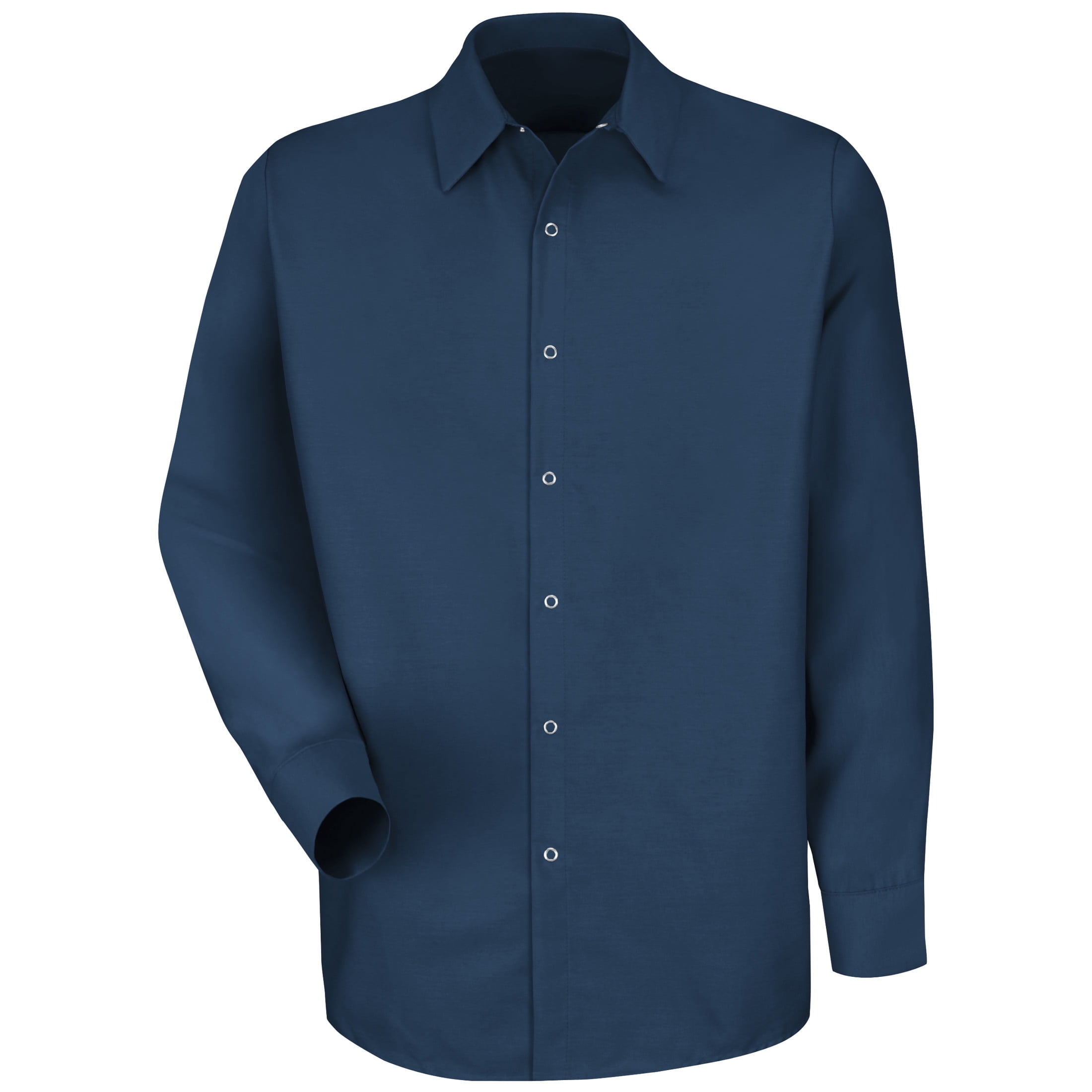 Red Kap Men's Long Sleeve Specialized Pocketless Work Shirt - Walmart.com
