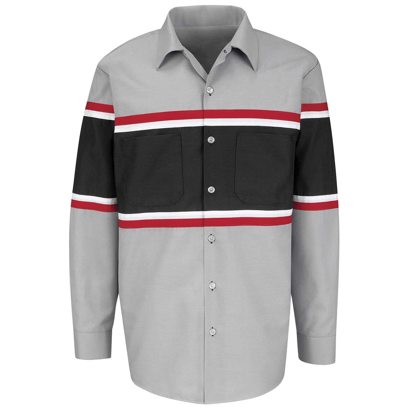 Red Kap® Men's Long Sleeve Technician Shirt - Walmart.com