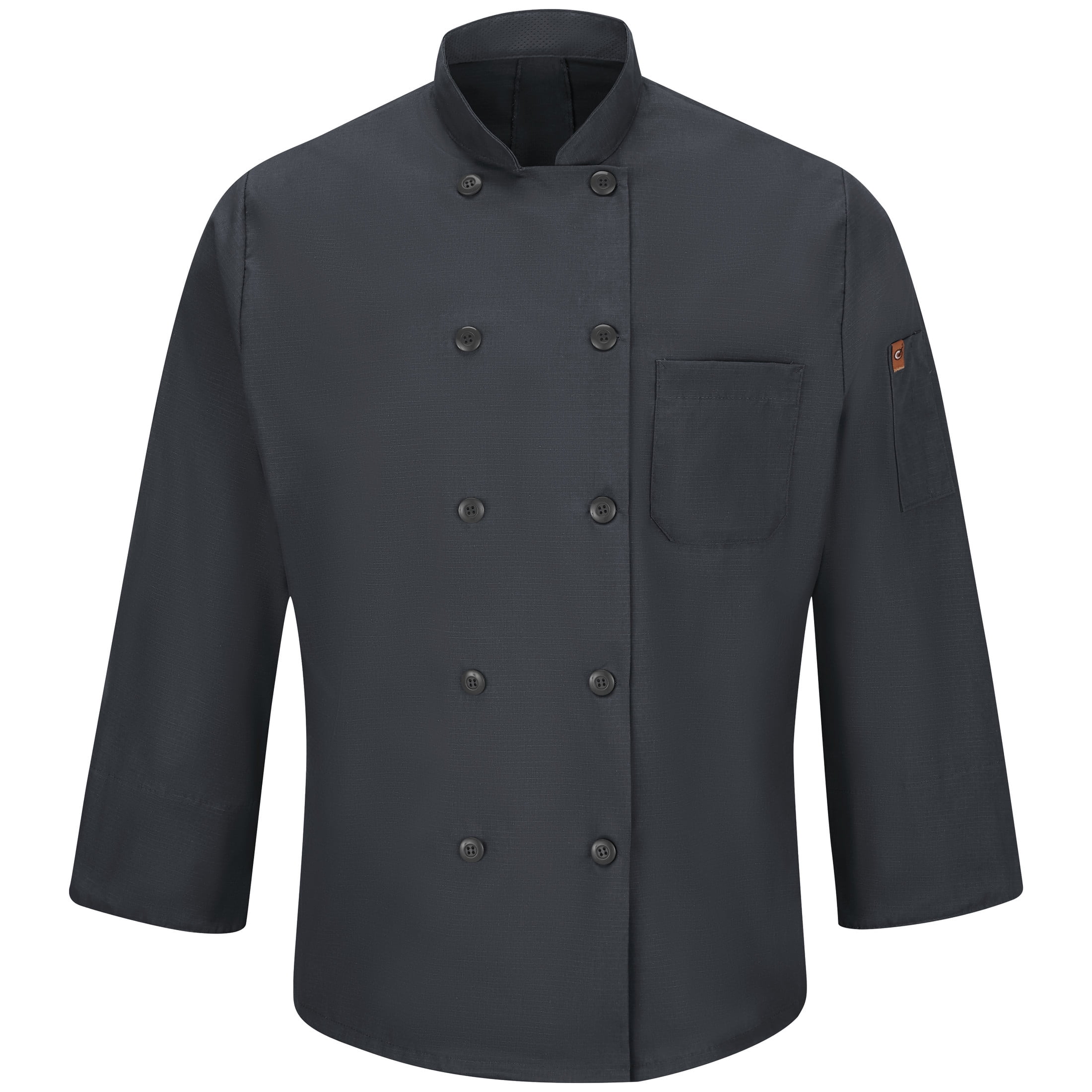 Red Kap Men's Chef Coat with MIMIX and OilBlok - Walmart.com