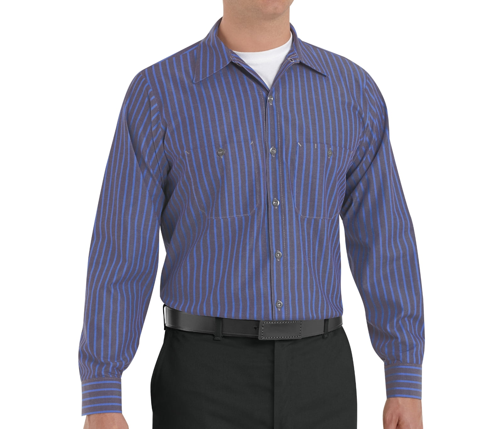 Red Kap® Men’s Long-Sleeve Work Shirt - Walmart.com