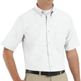 Red Kap Men's Short Sleeve Executive Oxford Dress Shirt - Walmart.com