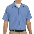 Red Kap Men's Short Sleeve Industrial Stripe Work Shirt - Walmart.com
