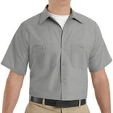Red Kap Men's Short Sleeve Industrial Work Shirt - Walmart.com