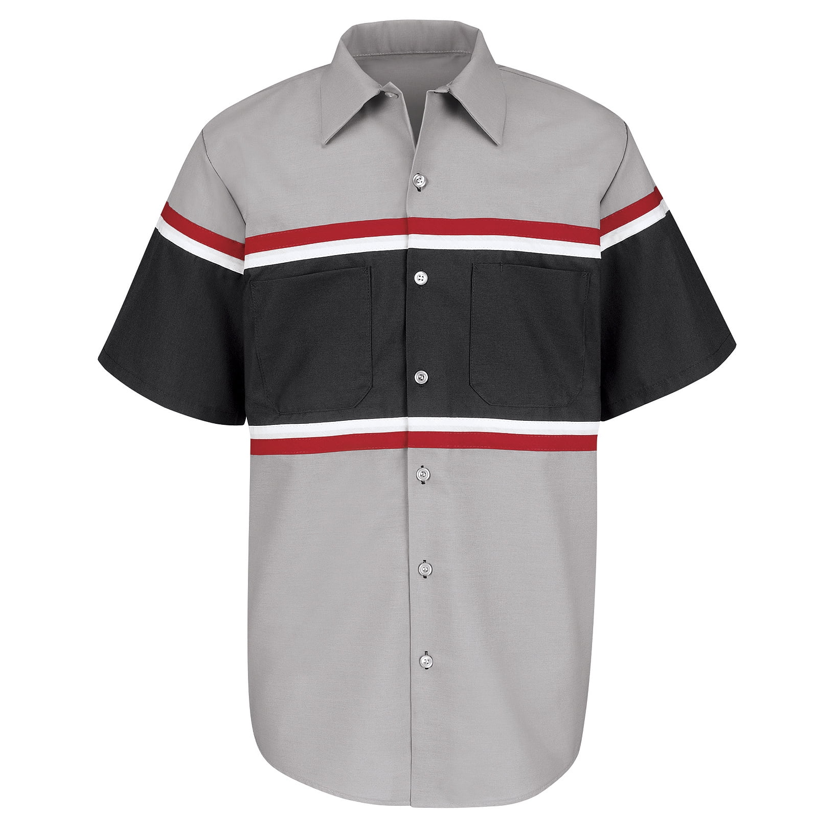 Red Kap® Men's Short Sleeve Industrial Work Shirt - Walmart.com