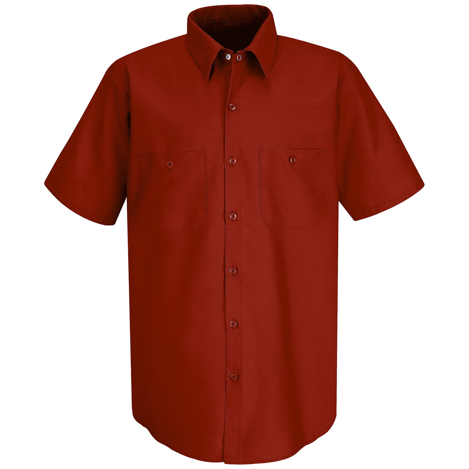 Red Kap® Men's Short Sleeve Industrial Work Shirt - Walmart.com