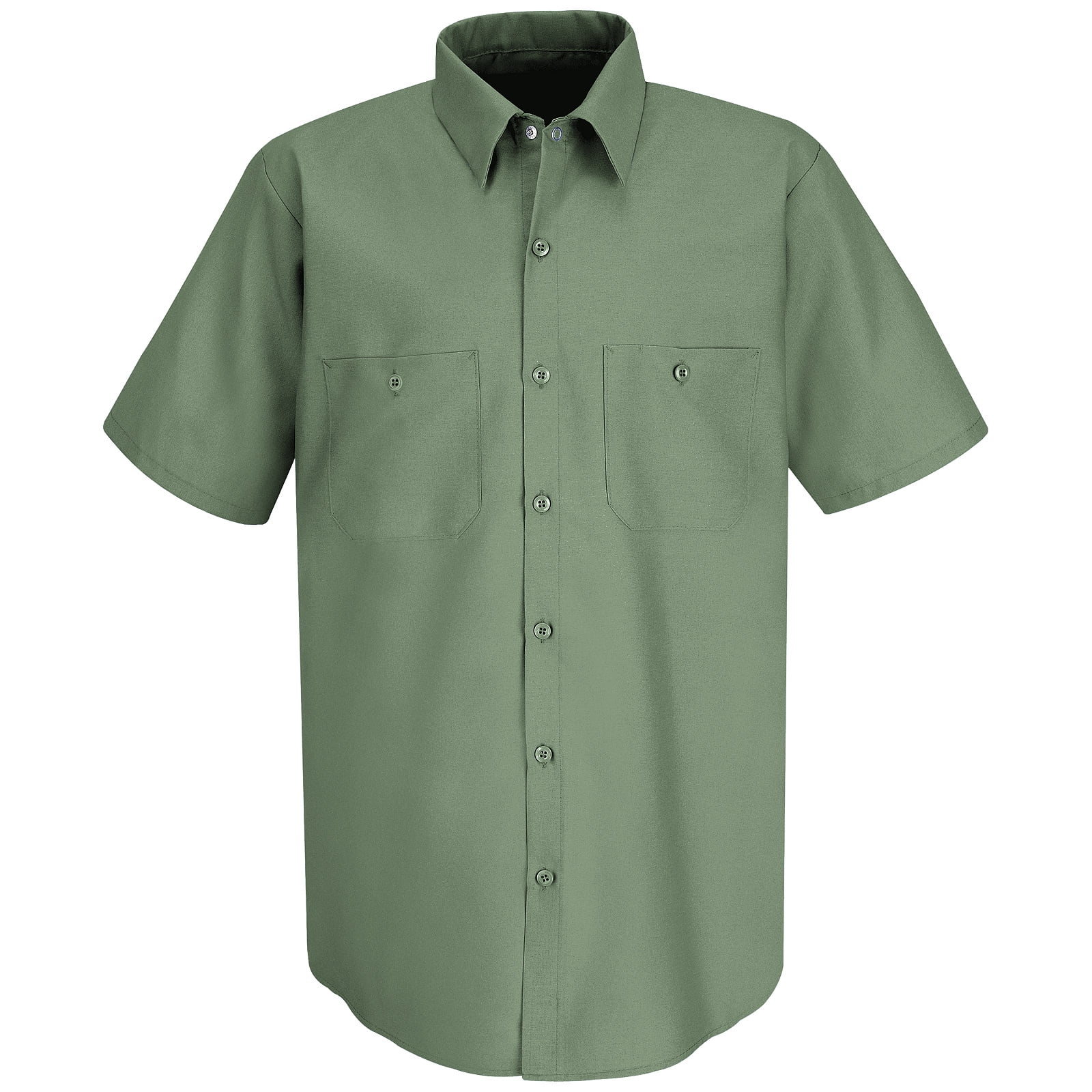 Red Kap® Men's Short Sleeve Industrial Work Shirt - Walmart.com