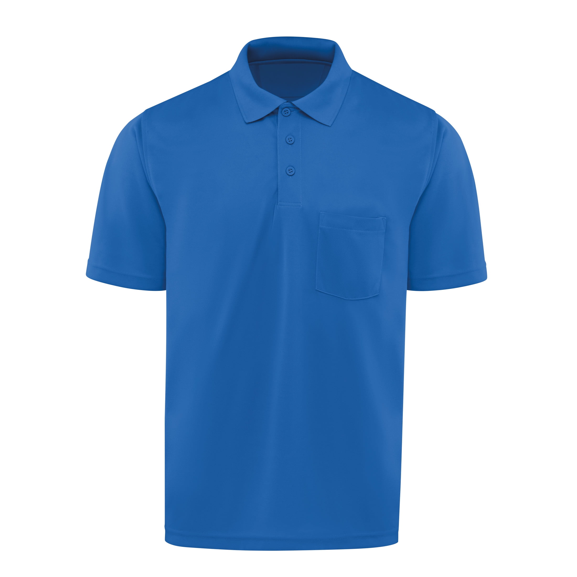 Red Kap Men's Short Sleeve Performance Knit Pocket Polo - Walmart.com