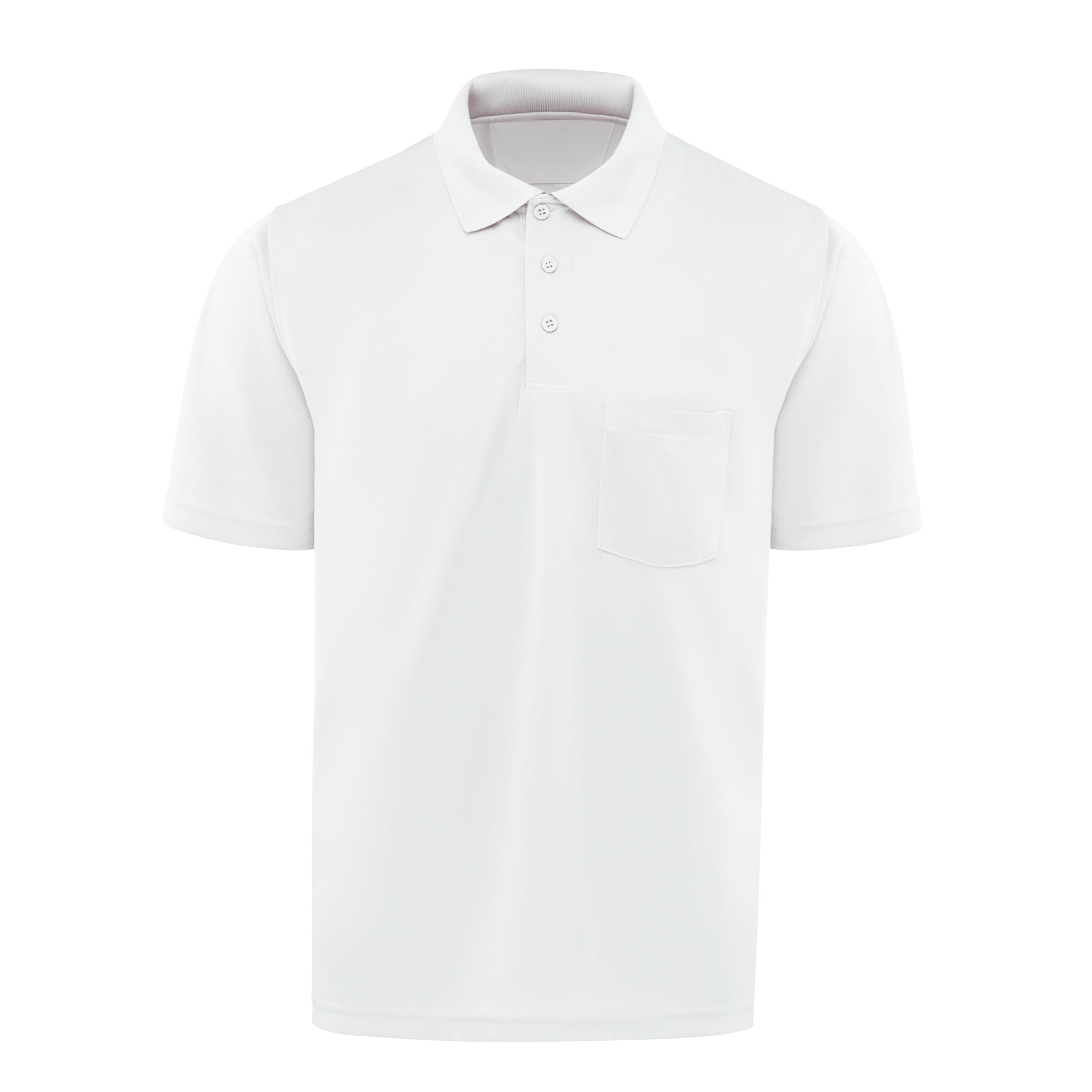 Red Kap Men's Short Sleeve Performance Knit Pocket Polo - Walmart.com
