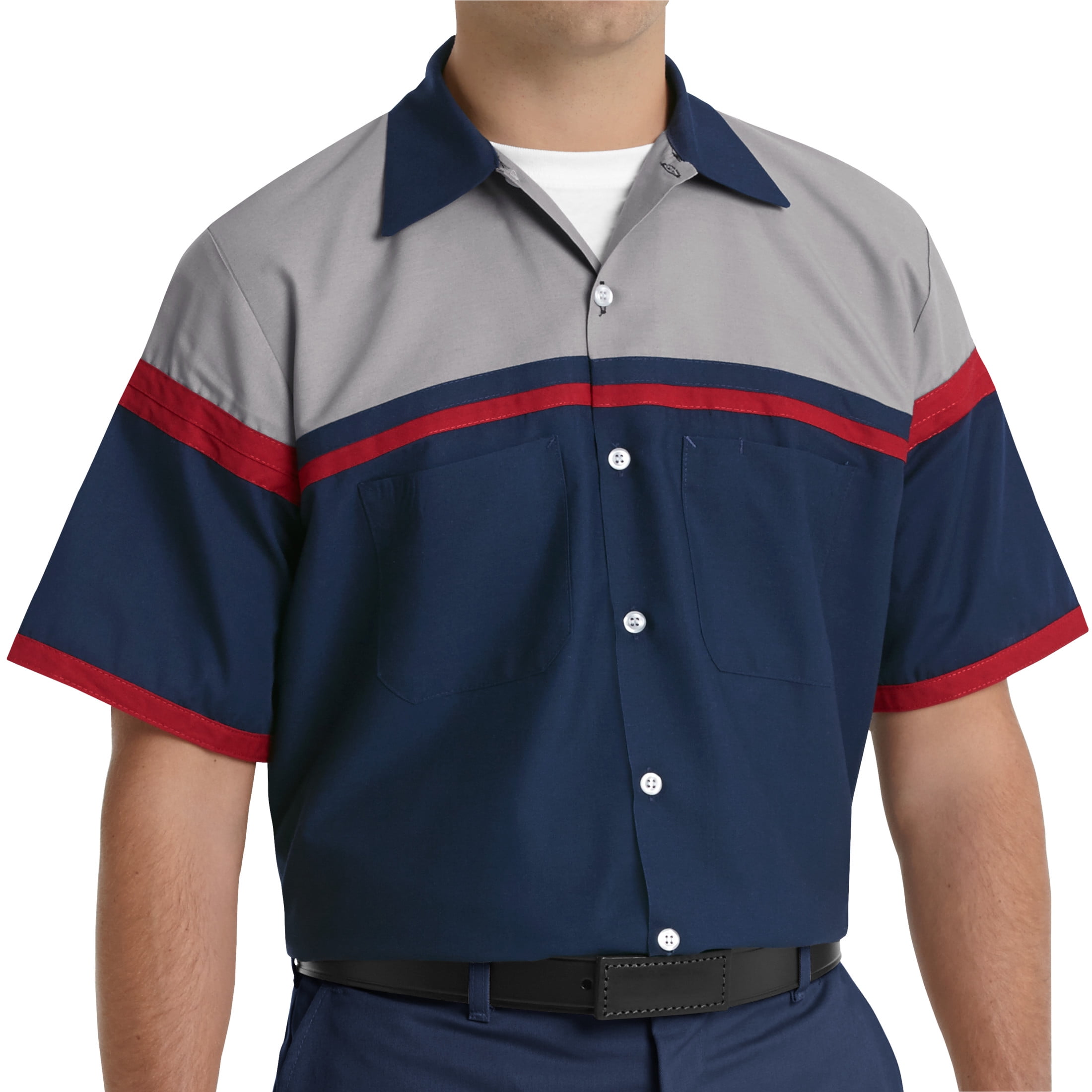 Red Kap Men's Short Sleeve Performance Tech Shirt - Walmart.com