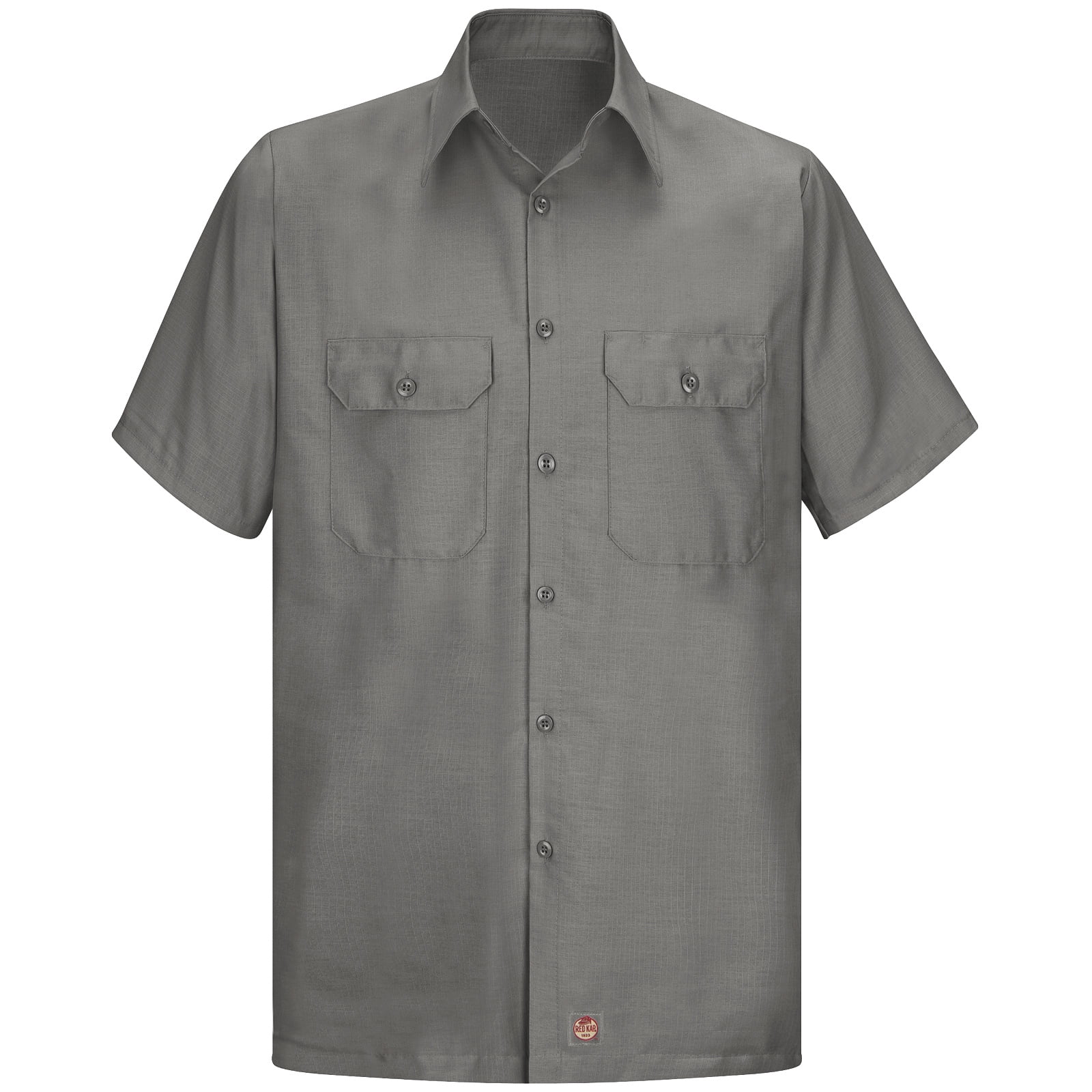Red Kap® Men's Short Sleeve Solid Ripstop Shirt - Walmart.com