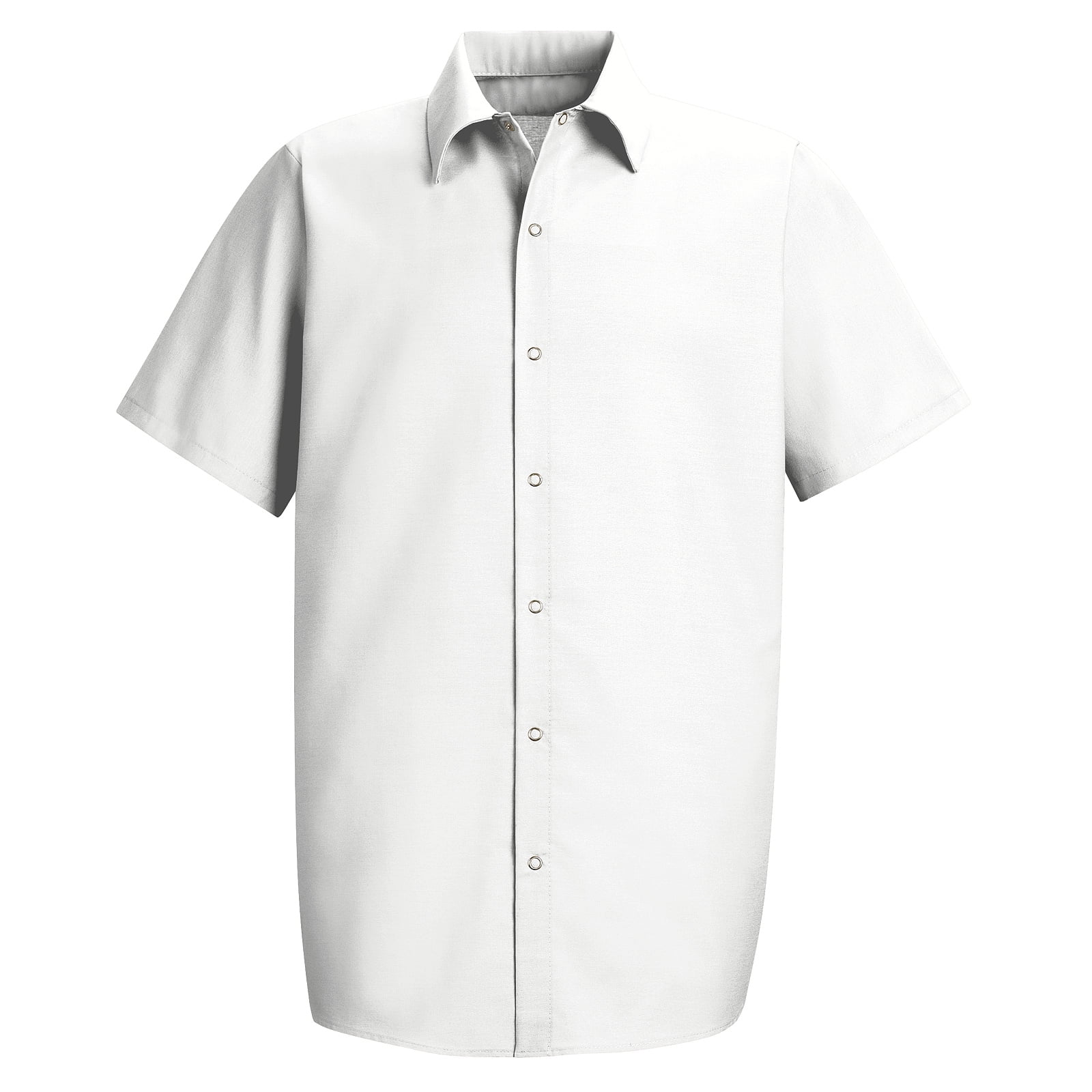 Red Kap® Men's Short Sleeve Specialized Pocketless Work Shirt - Walmart.com