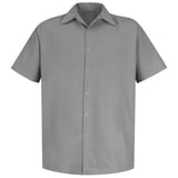 Red Kap Men's Short Sleeve Specialized Pocketless Work Shirt - Walmart.com