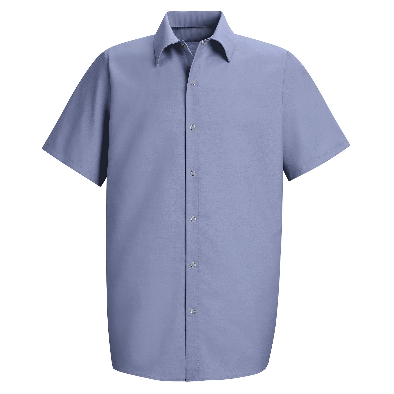 Red Kap® Men's Short Sleeve Specialized Pocketless Work Shirt - Walmart.com