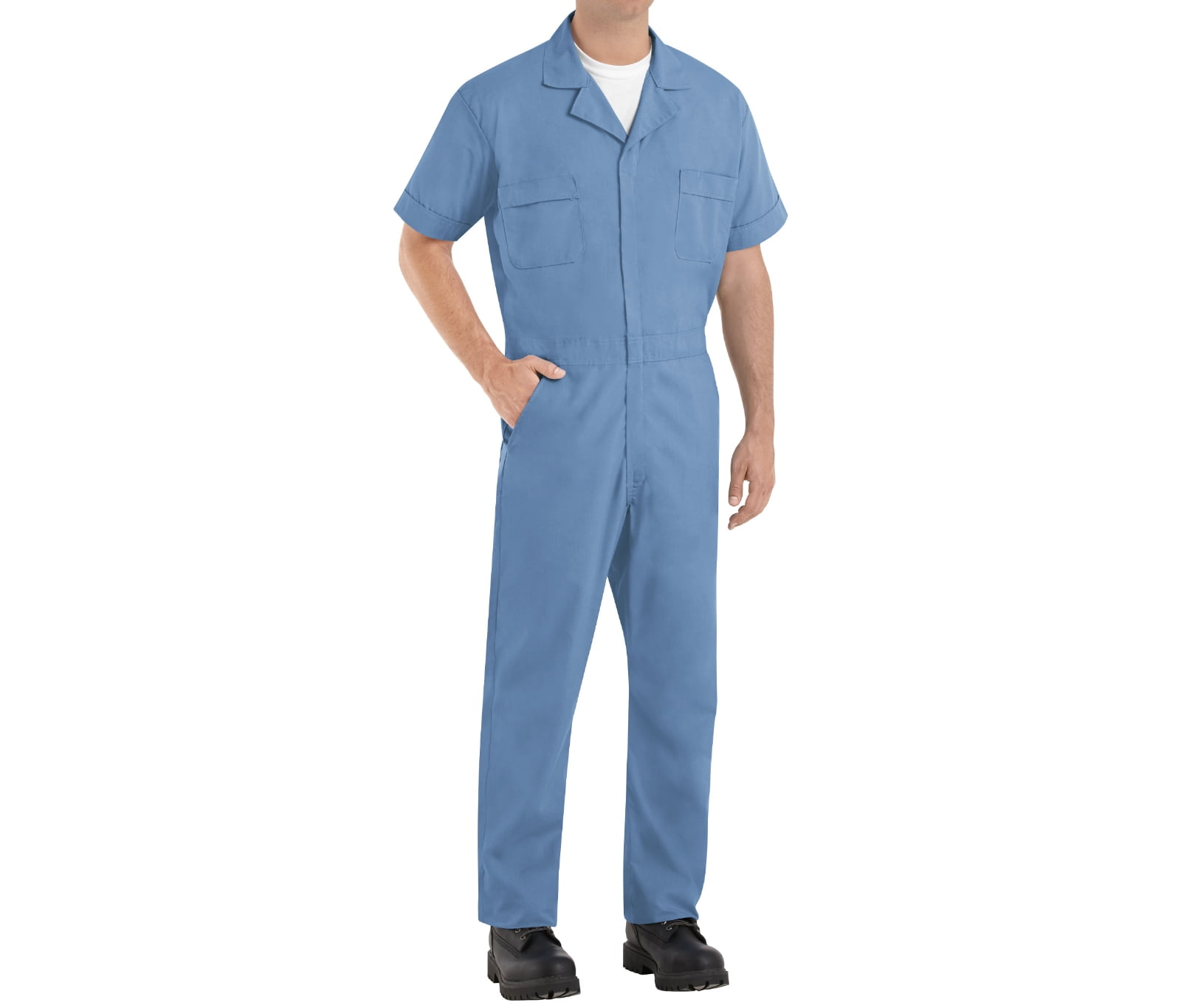 Red Kap Men's Short Sleeve Speedsuit - Walmart Business Supplies