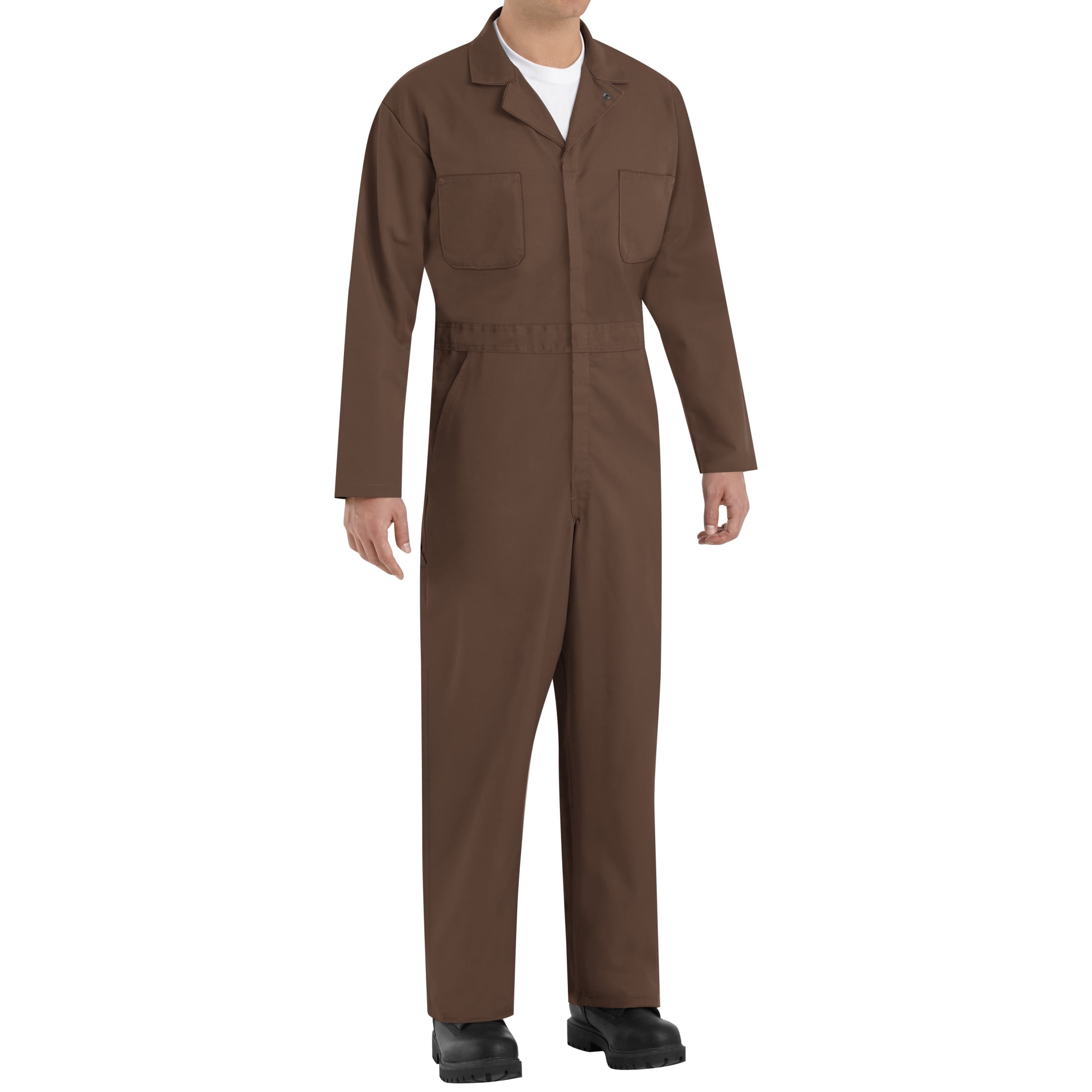 Red Kap Men's Twill Action Back Coverall with Chest Pockets - Walmart.com
