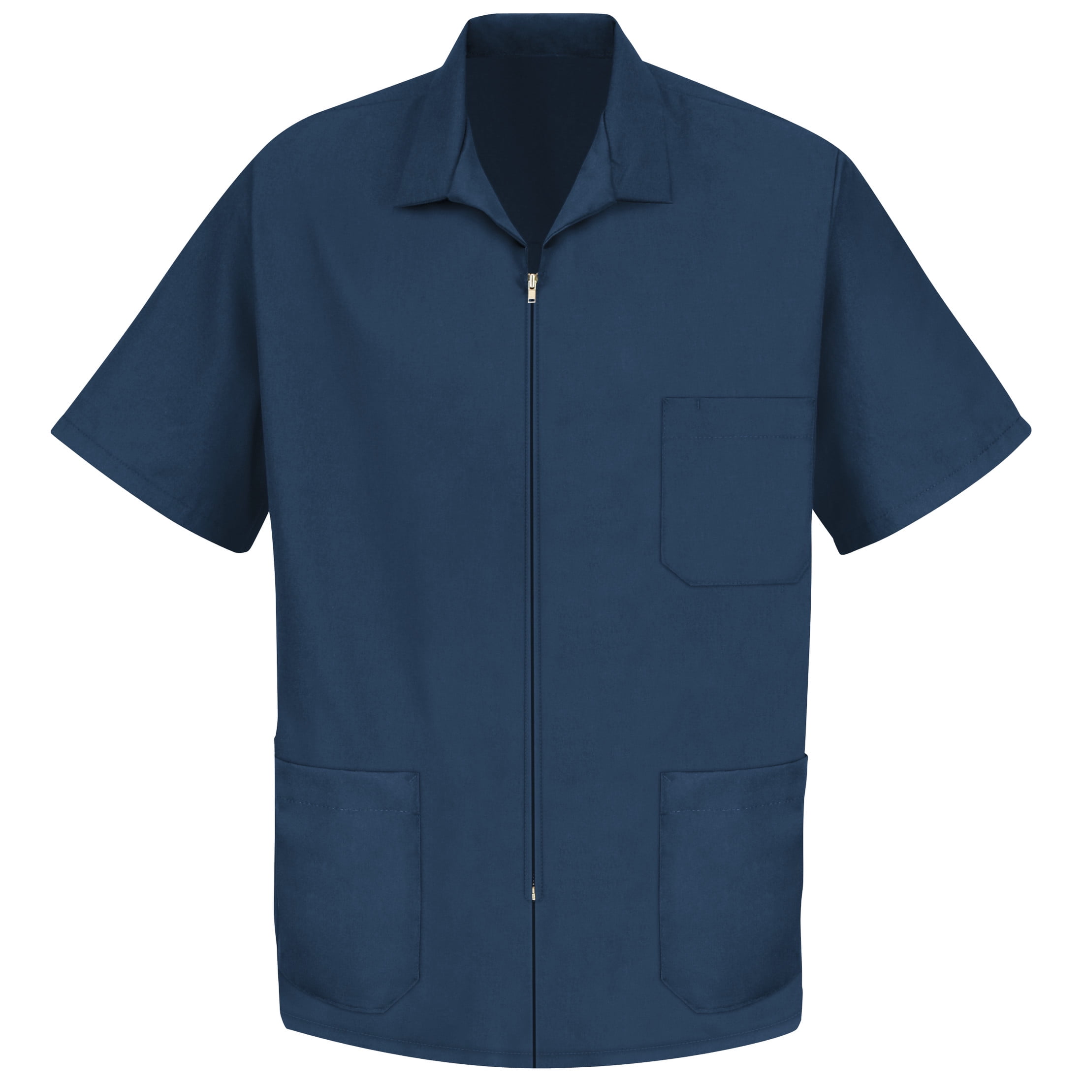 Red Kap Men's Zip-Front Smock - Walmart.com